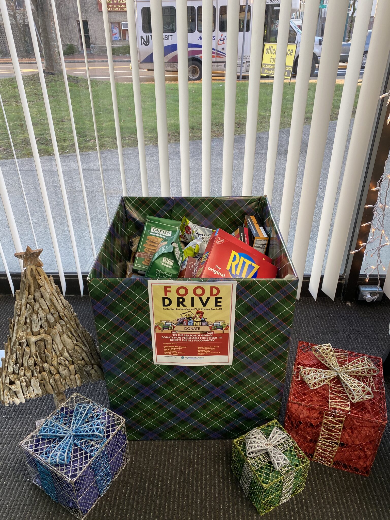 First Food Drive Drop Off | My Branch Office